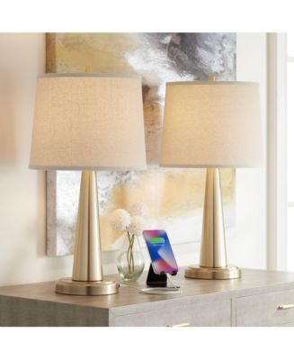 360 Lighting Modern Table Lamps 25" High Set of 2 - Macy's