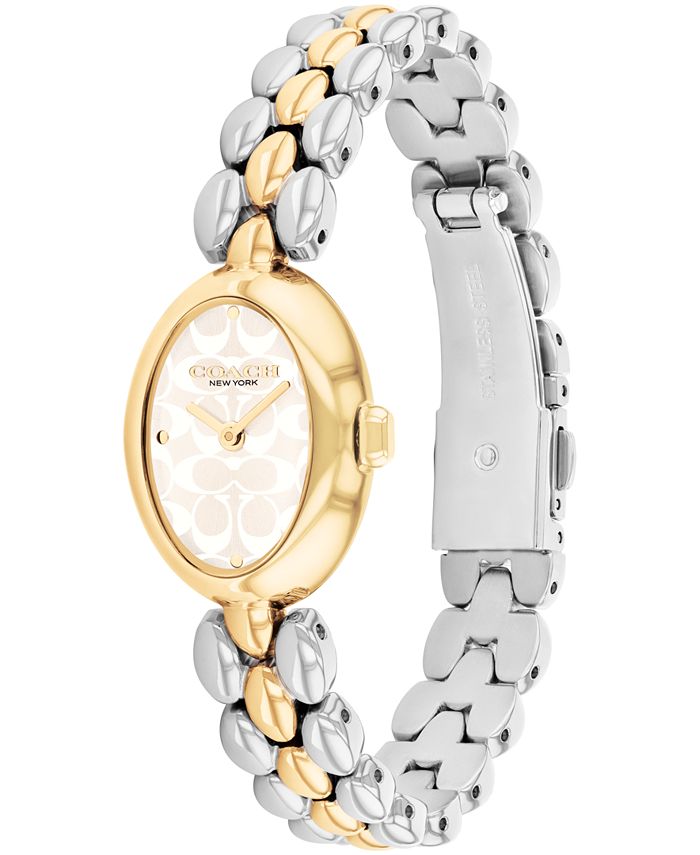 COACH Women's Two-Tone Sammy Stainless-Steel Watch 22.5mm - Macy's
