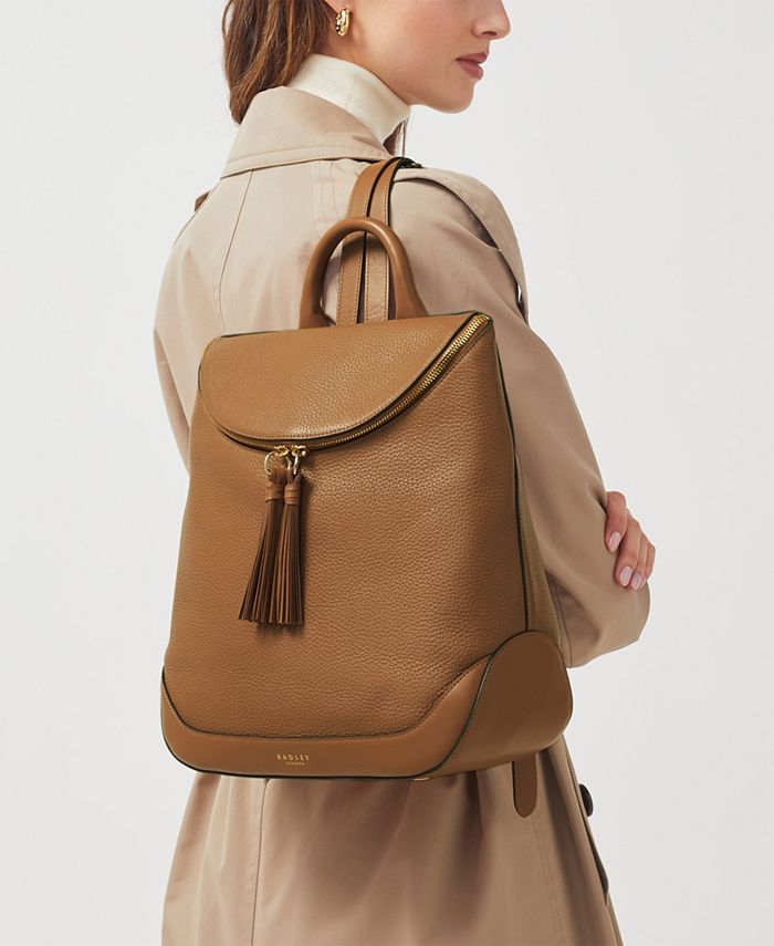 Radley London Milligan Street Medium Zip Around Leather Backpack - Macy's