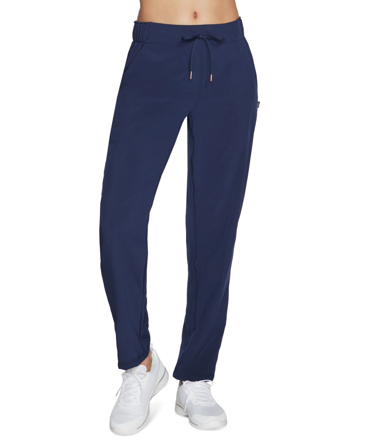 Click here for Skechers Womens Slip-In Go Walk Uptown Pants - Nav... prices