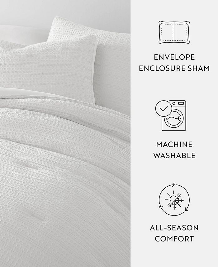 ienjoy Home Waffle Textured 2-Piece Comforter Set, Twin/Twin XL - Macy's