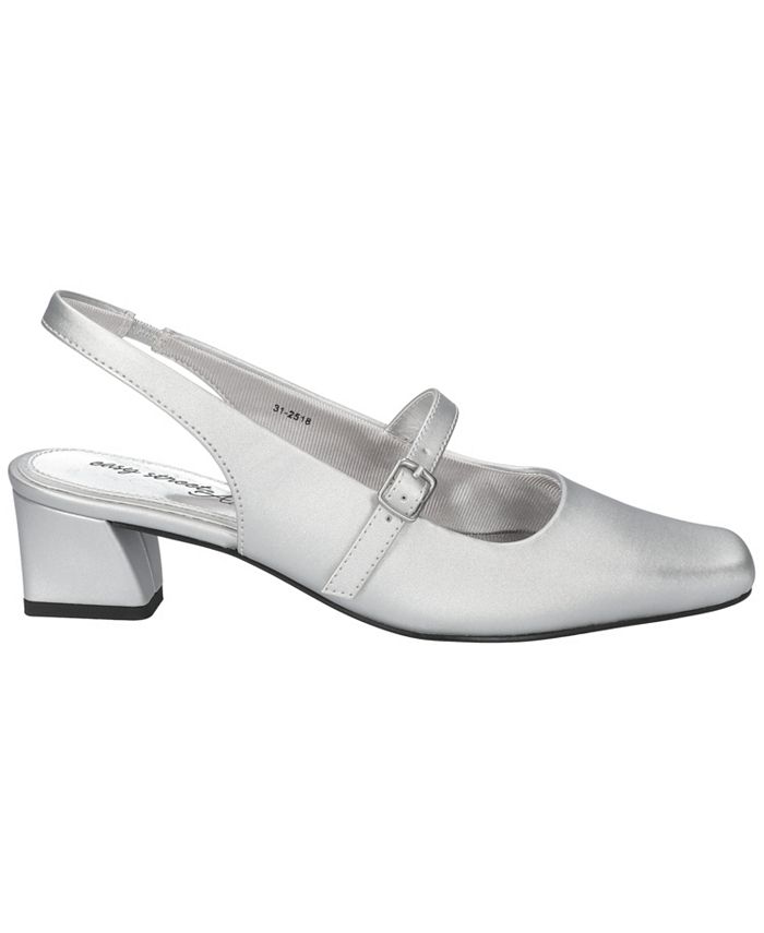 Easy Street Women's Cameo Square Toe Slingback Pumps - Macy's