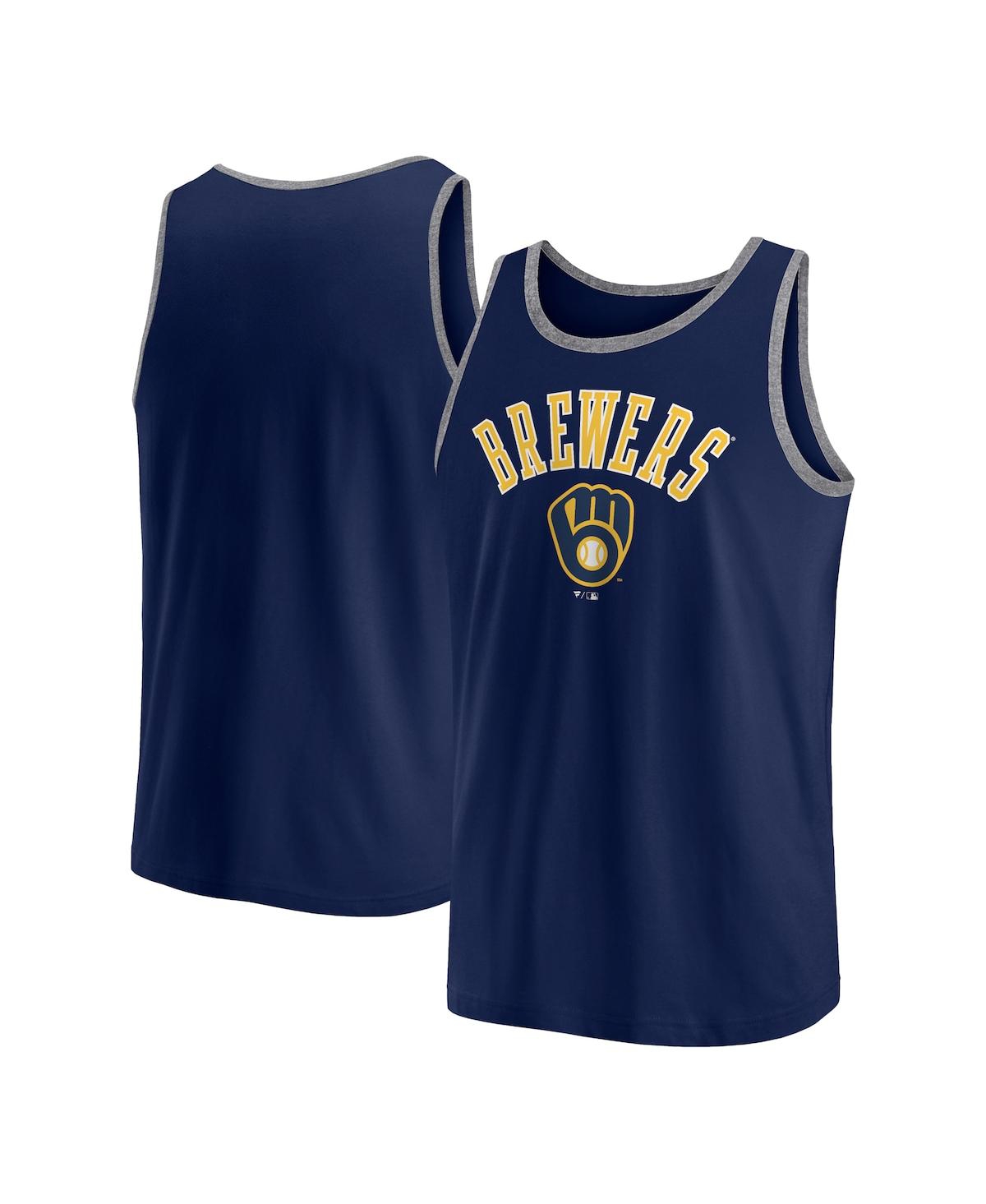 Click here for Fanatics Mens Navy Milwaukee Brewers Bet Tank Top... prices