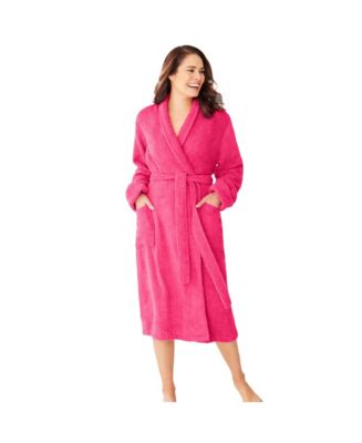 Dreams & Co. Women's Short Terry Robe - Macy's