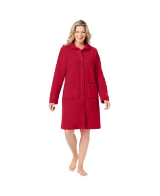 Only Neccessities Women's Only Necessities Fleece Robe - Macy's