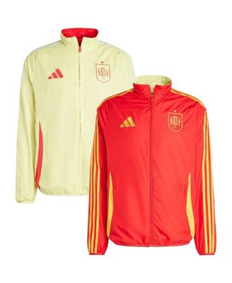Adidas Men's Red/Yellow Spain National Team 2024 Reversible Anthem Full ...
