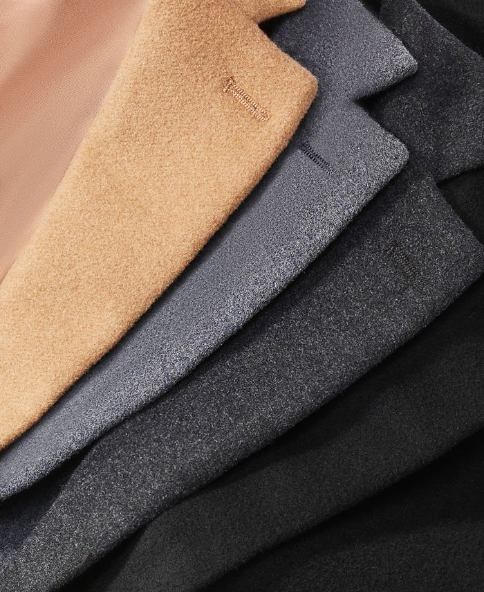 Calvin Klein Men's Prosper Wool-Blend Slim Fit Overcoat - Macy's