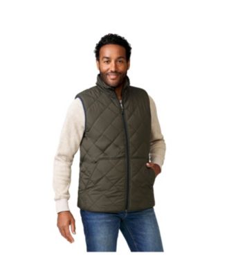 Free Country Men's Atlas Quilted Reversible Sherpa Vest - Macy's