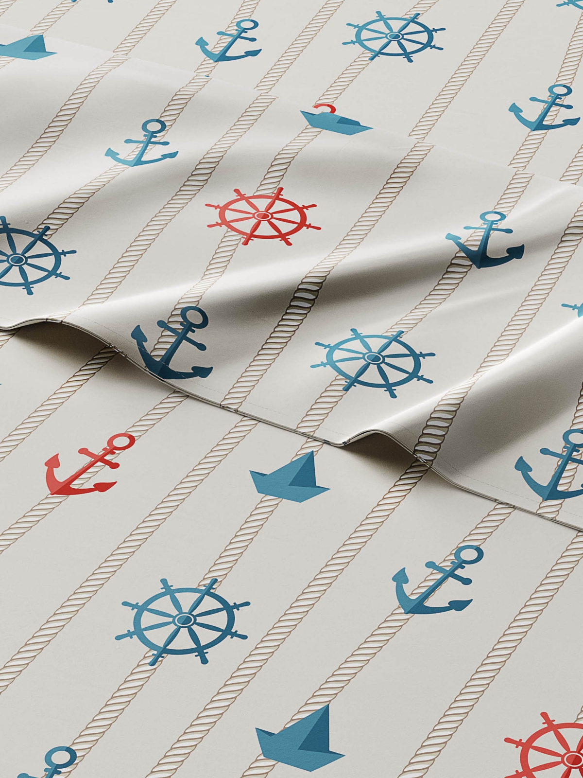 Click here for Kids 4 Piece Microfiber Sheet Set - Full - Ahoy Sa... prices