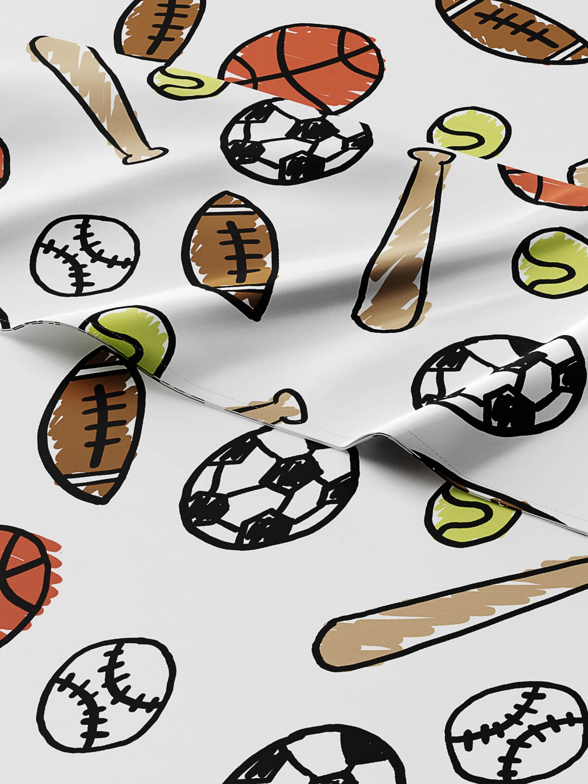 Click here for Kids 4 Piece Microfiber Sheet Set - Full - Sports prices