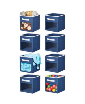 mDesign Fabric Baby Nursery Storage Cube with Front Window - Macy's