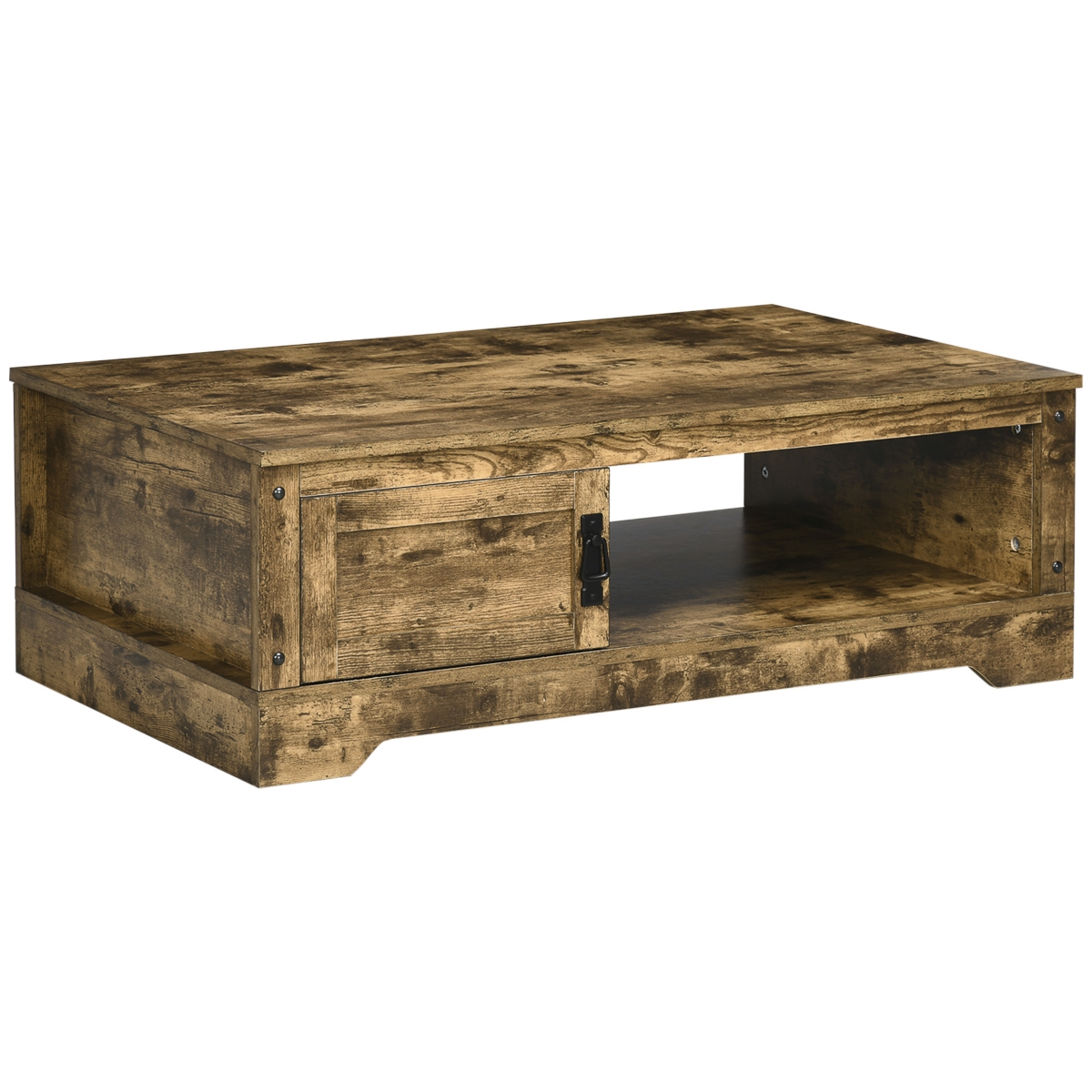Click here for Homcom Vintage Rustic Table with Storage for Livin... prices