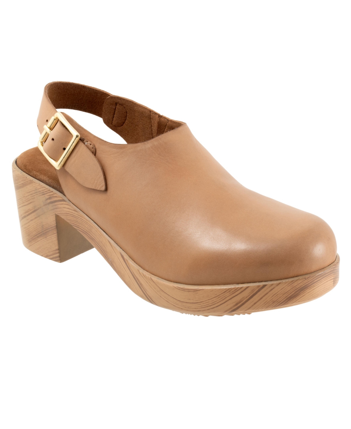 Click here for Softwalk Fairbanks Clog - Tan prices