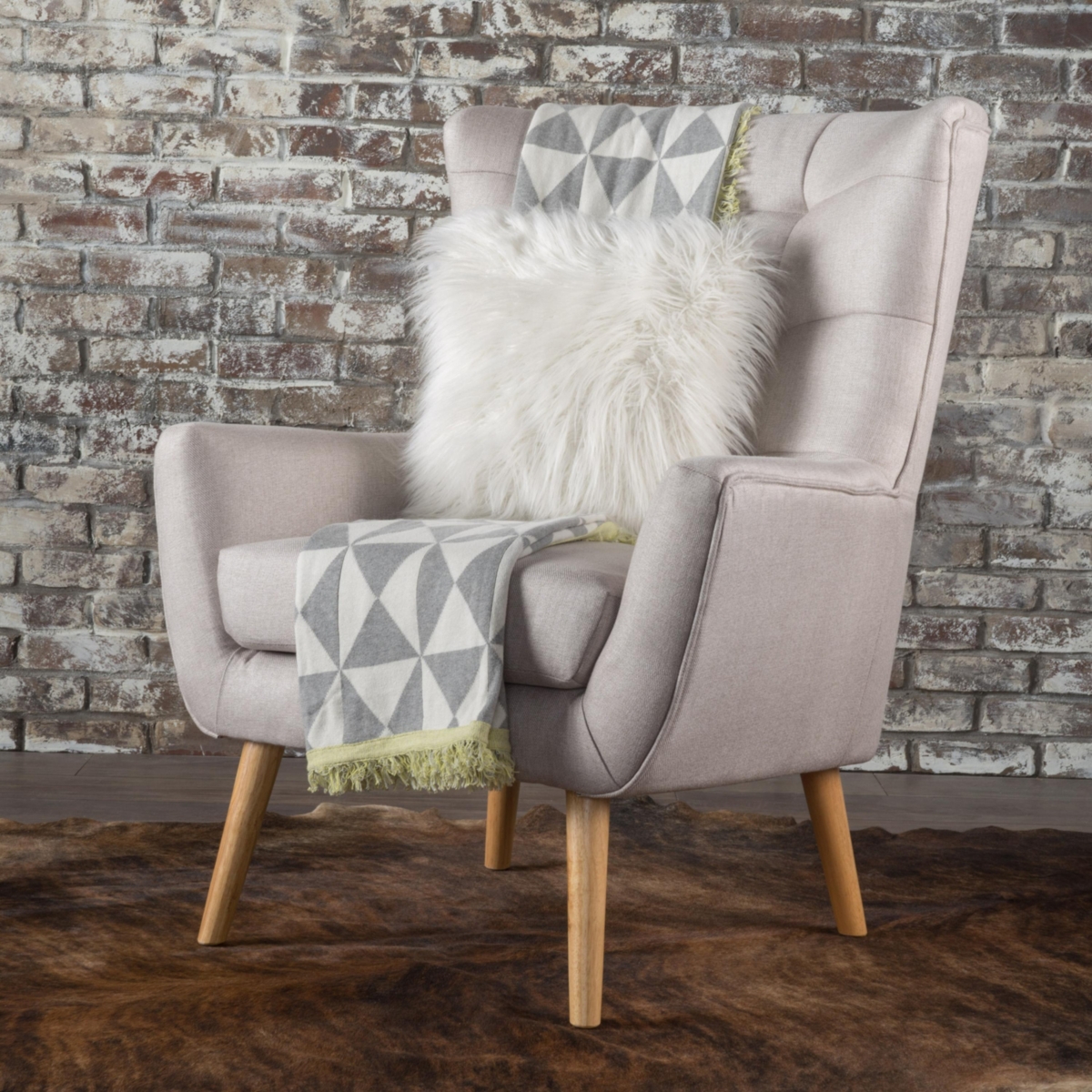 Click here for Streamdale Mid-Century Modern Tufted Armchair with... prices
