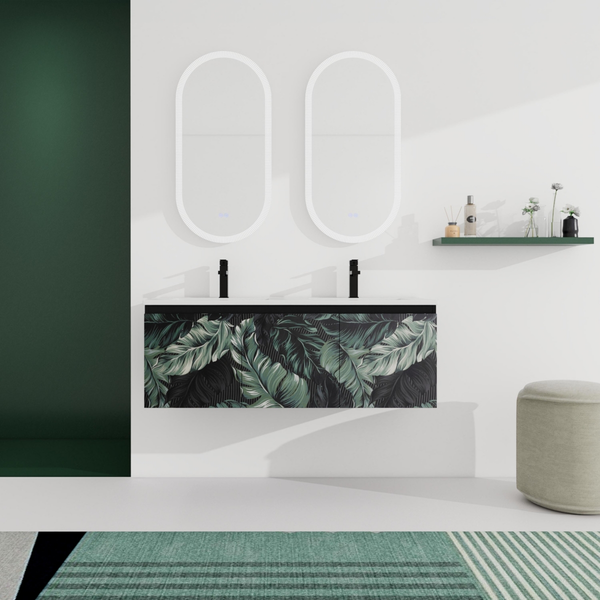 Click here for 48 Floating Wall-Mounted Bathroom Vanity & Soft-Cl... prices