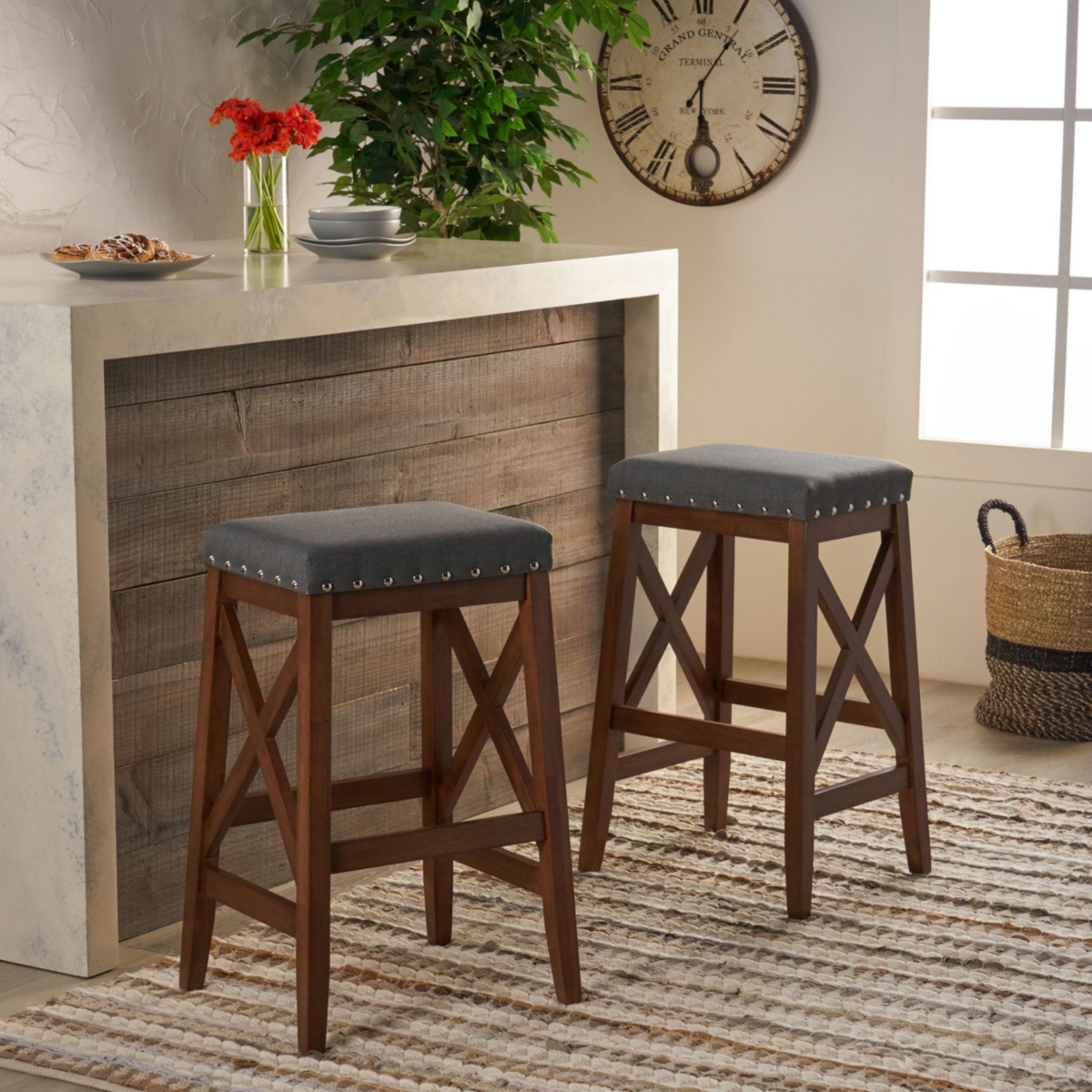 Click here for Streamdale Elegant and Durable Fabric Upholstered... prices