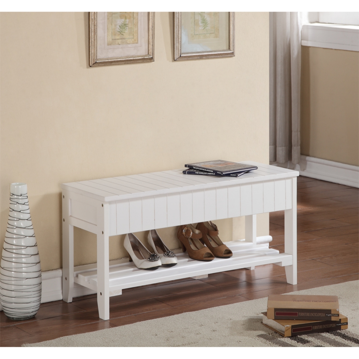 Click here for Streamdale Furniture Quality Solid Wood Shoe Bench... prices