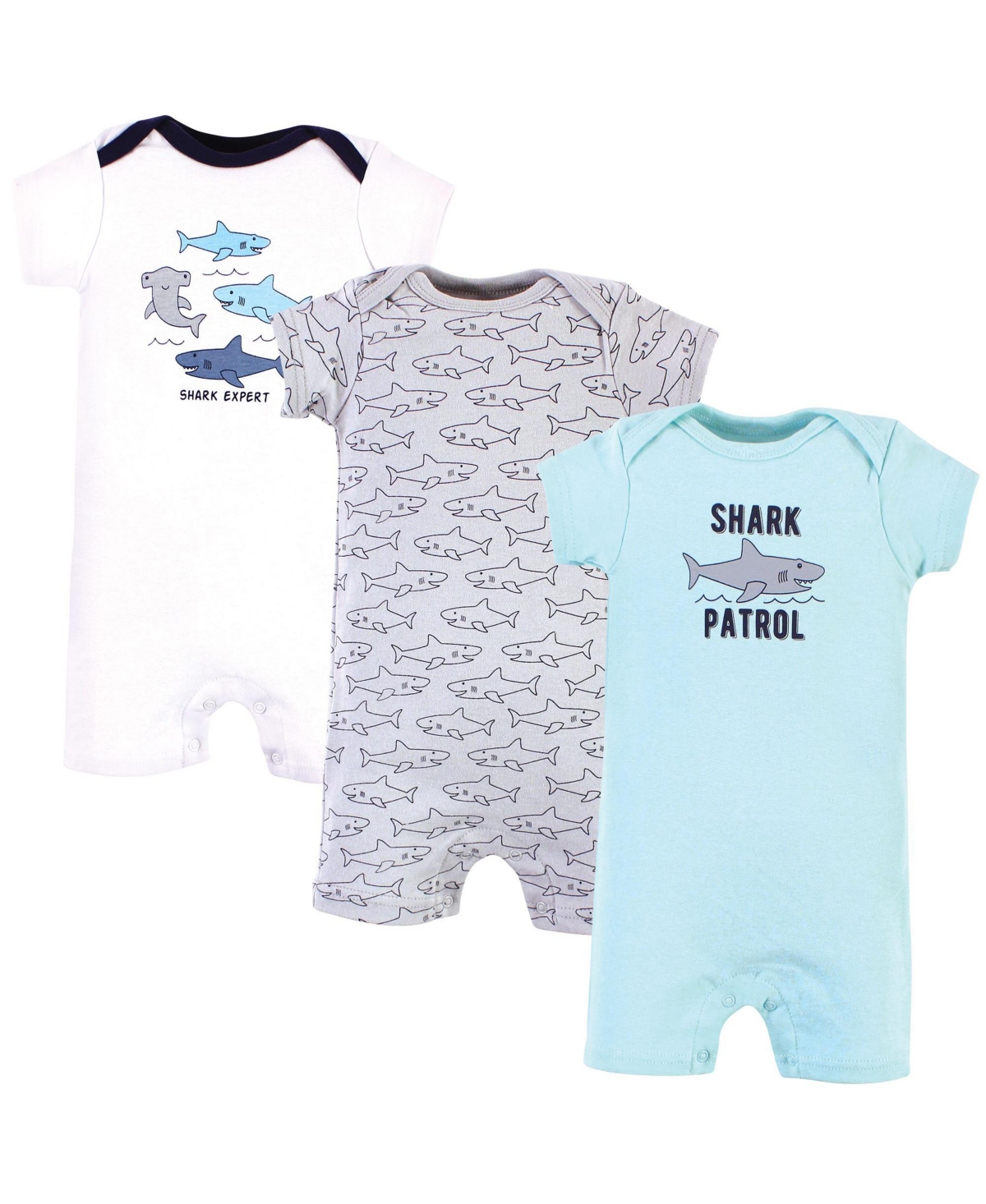 Click here for Hudson Baby Baby Boys Soft Cotton Jumpsuits - Shar... prices