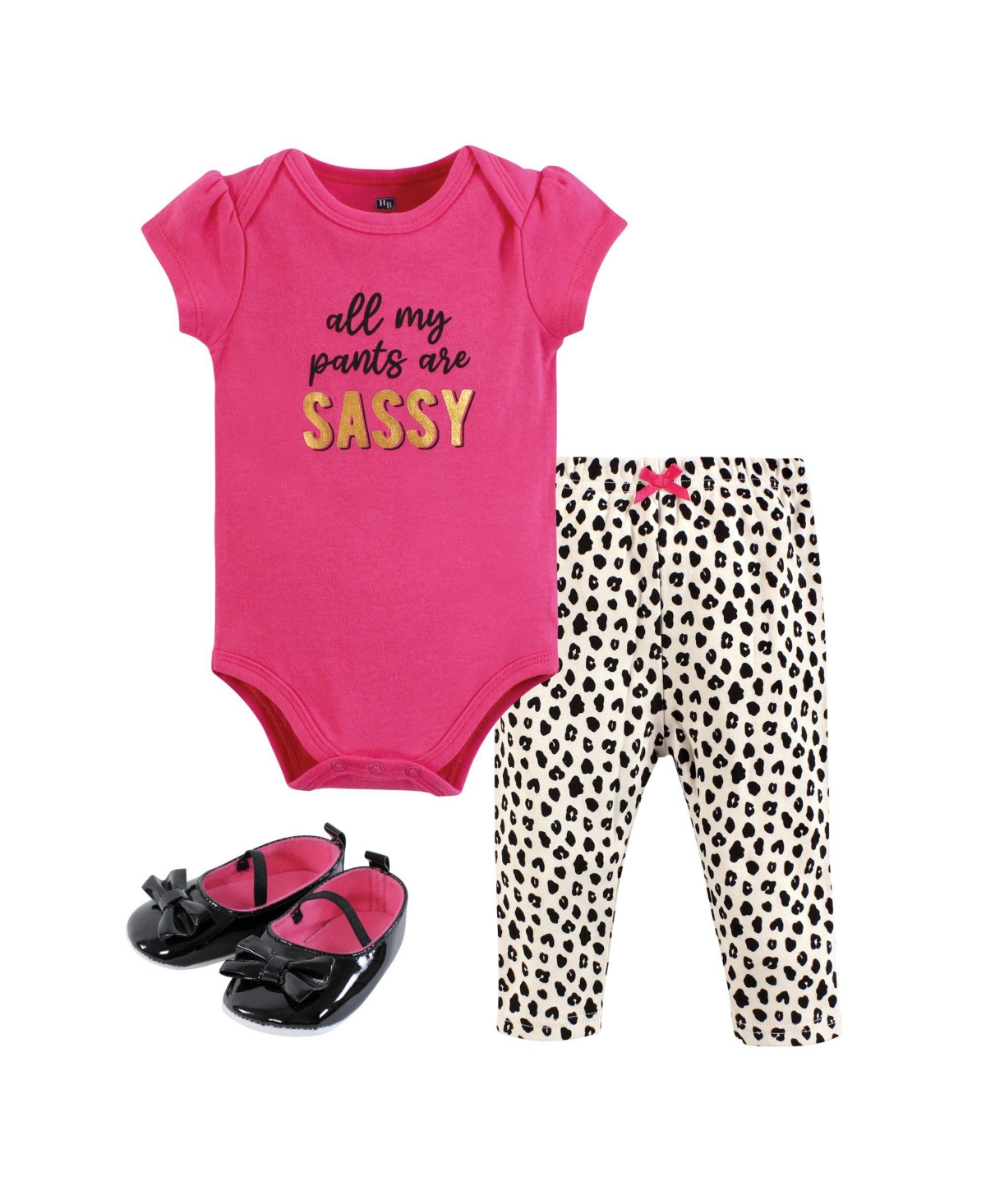 Click here for Hudson Baby Baby Girls Hudson Cotton Bodysuit  Pan... prices