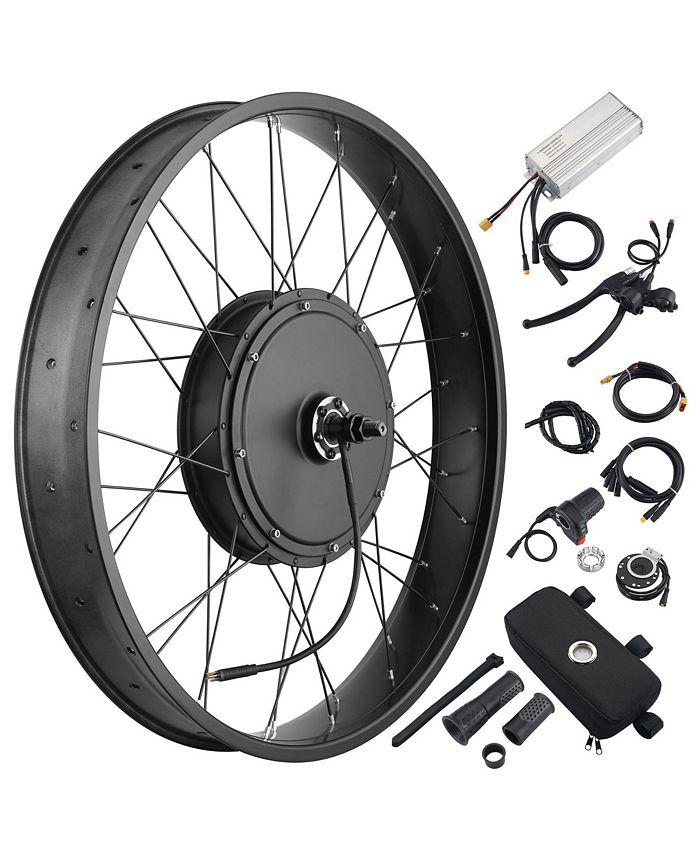Yescom Electric Bicycle Hub Motor Conversion Kit 26" 48V 1000W Front ...