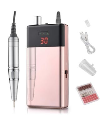 Byootique Portable Rechargeable Electric Nail Drill Machine Kit for ...