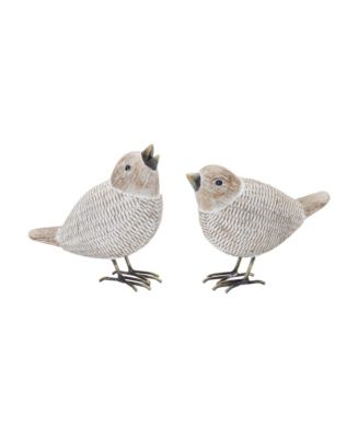 Slickblue Wicker Standing Bird Figurine (Set of 2) - Macy's