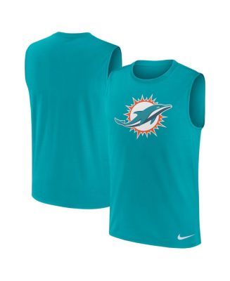 Nike Men's Aqua Miami Dolphins Blitz Legend Muscle Perform Tank Top ...