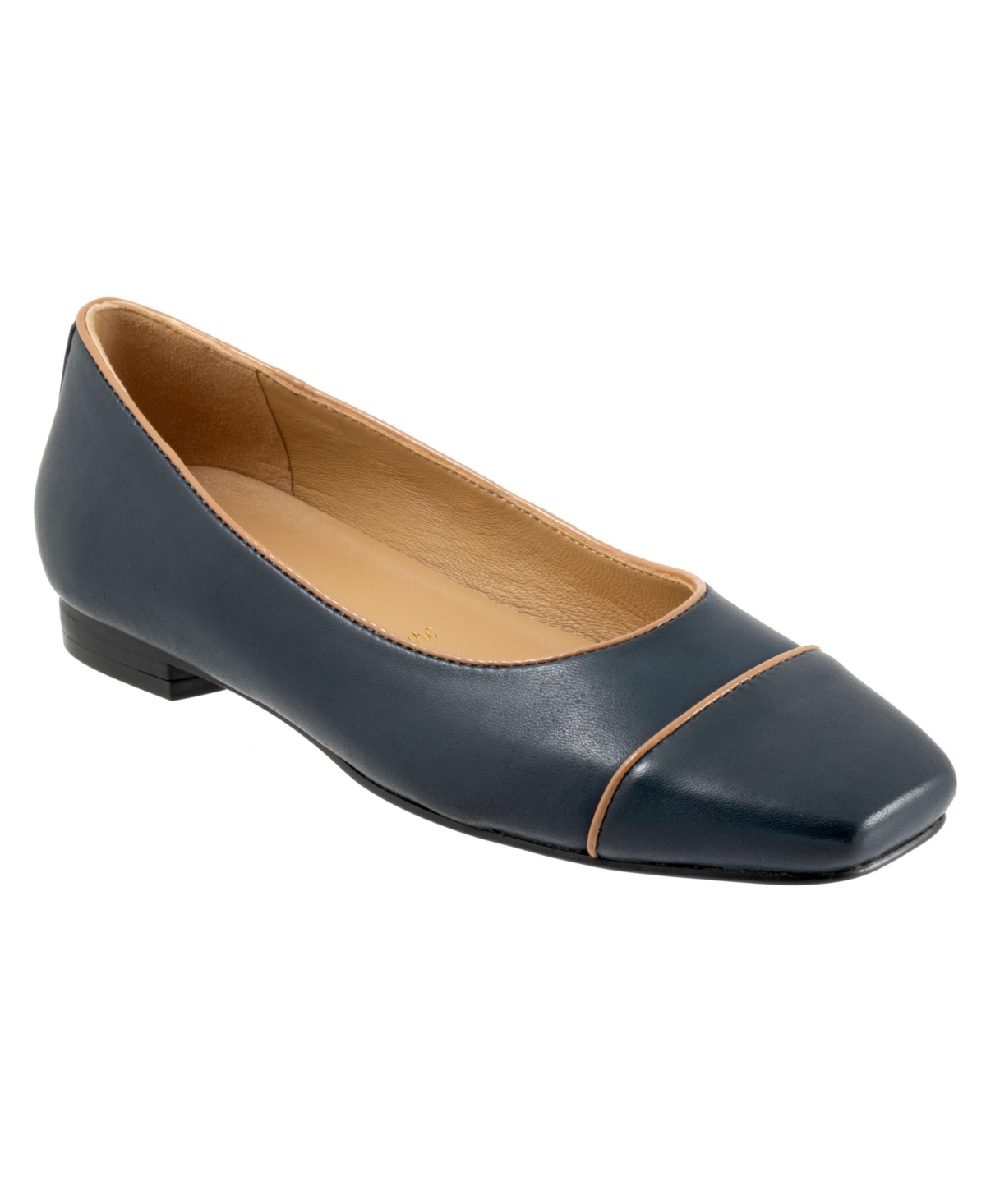 Click here for Trotters Harbor Flat - Navy tan prices