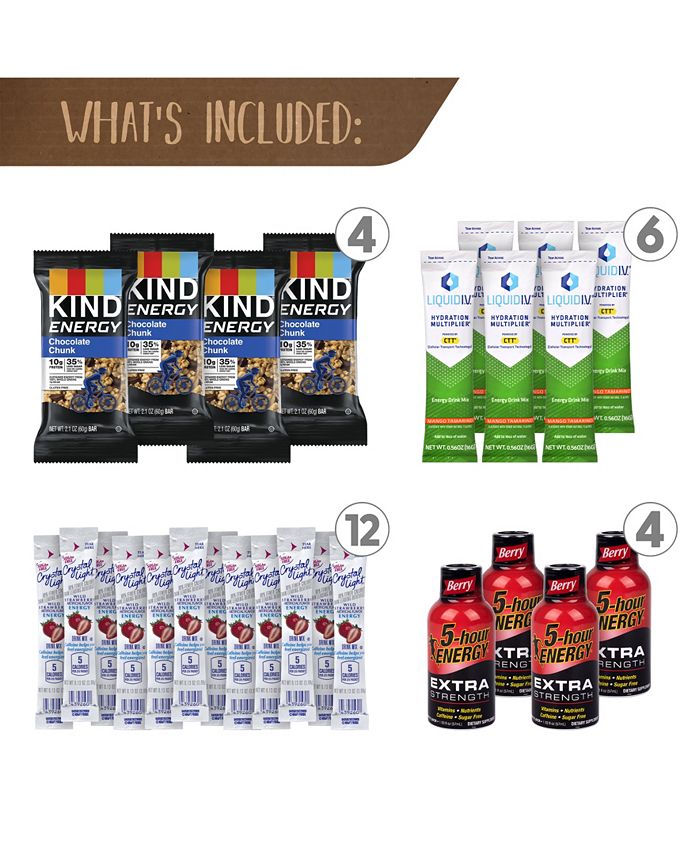 SnackBoxPros Energy Boost Snack Box, 60 Pieces - Macy's