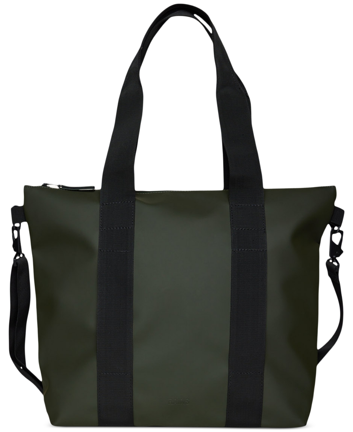 Click here for Rains Mens Waterproof Tote Bag Mini - Green prices