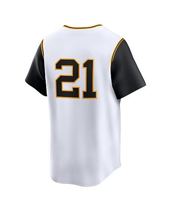 Nike Men's Roberto Clemente White Pittsburgh Pirates Throwback ...