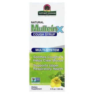 Nature's Answer Mullein-X Multi System Cough Syrup 4 Ounce | Soothes ...
