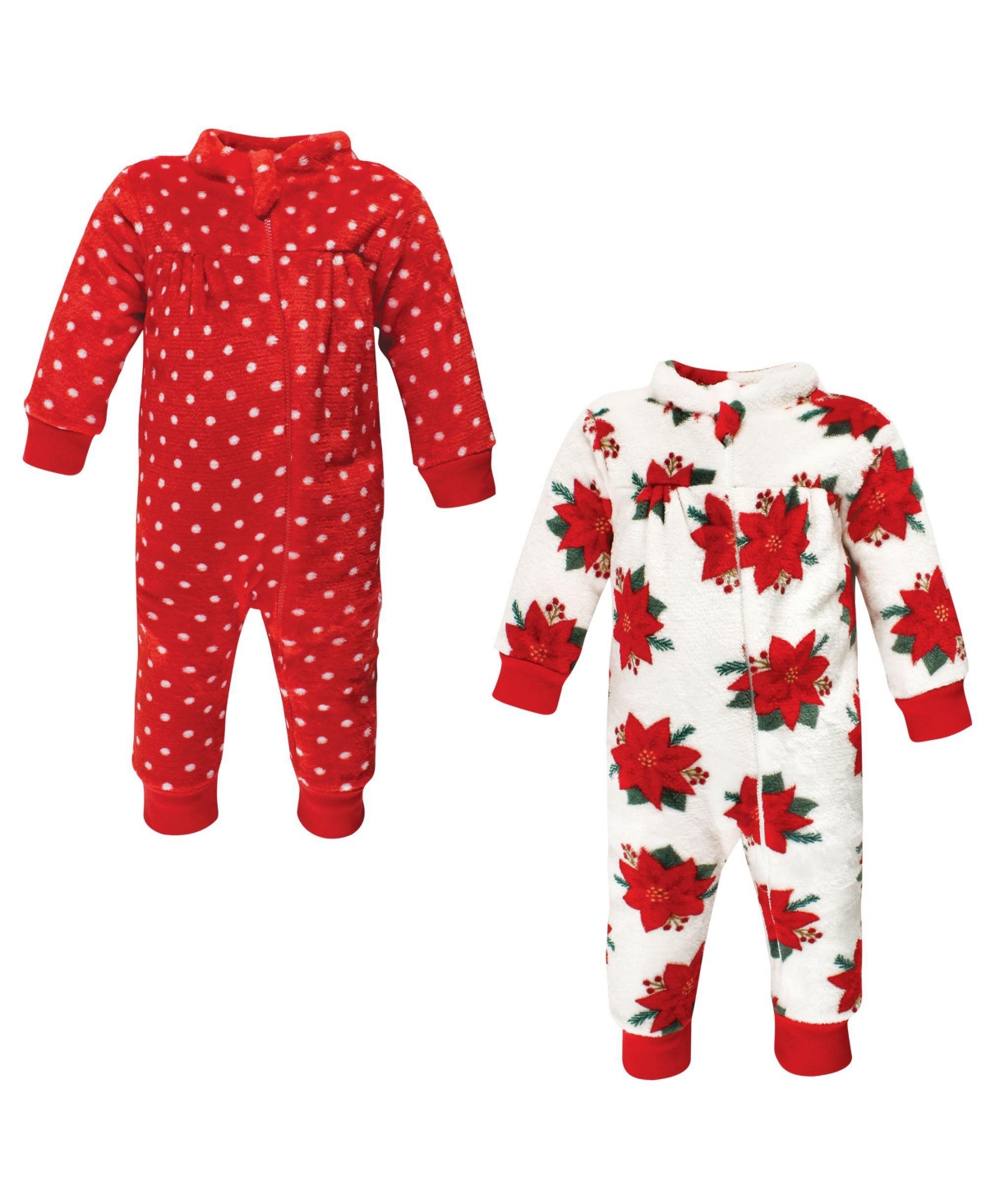 Click here for Hudson Baby Baby Girls Hudson Plush Jumpsuits - Po... prices