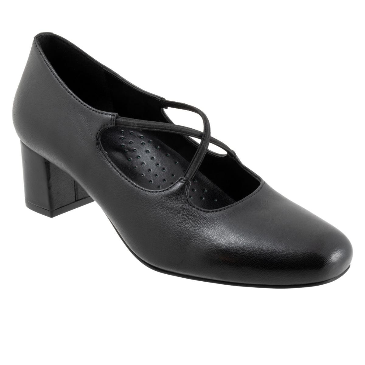 Click here for Womens Trotters Demi Pumps - Black prices