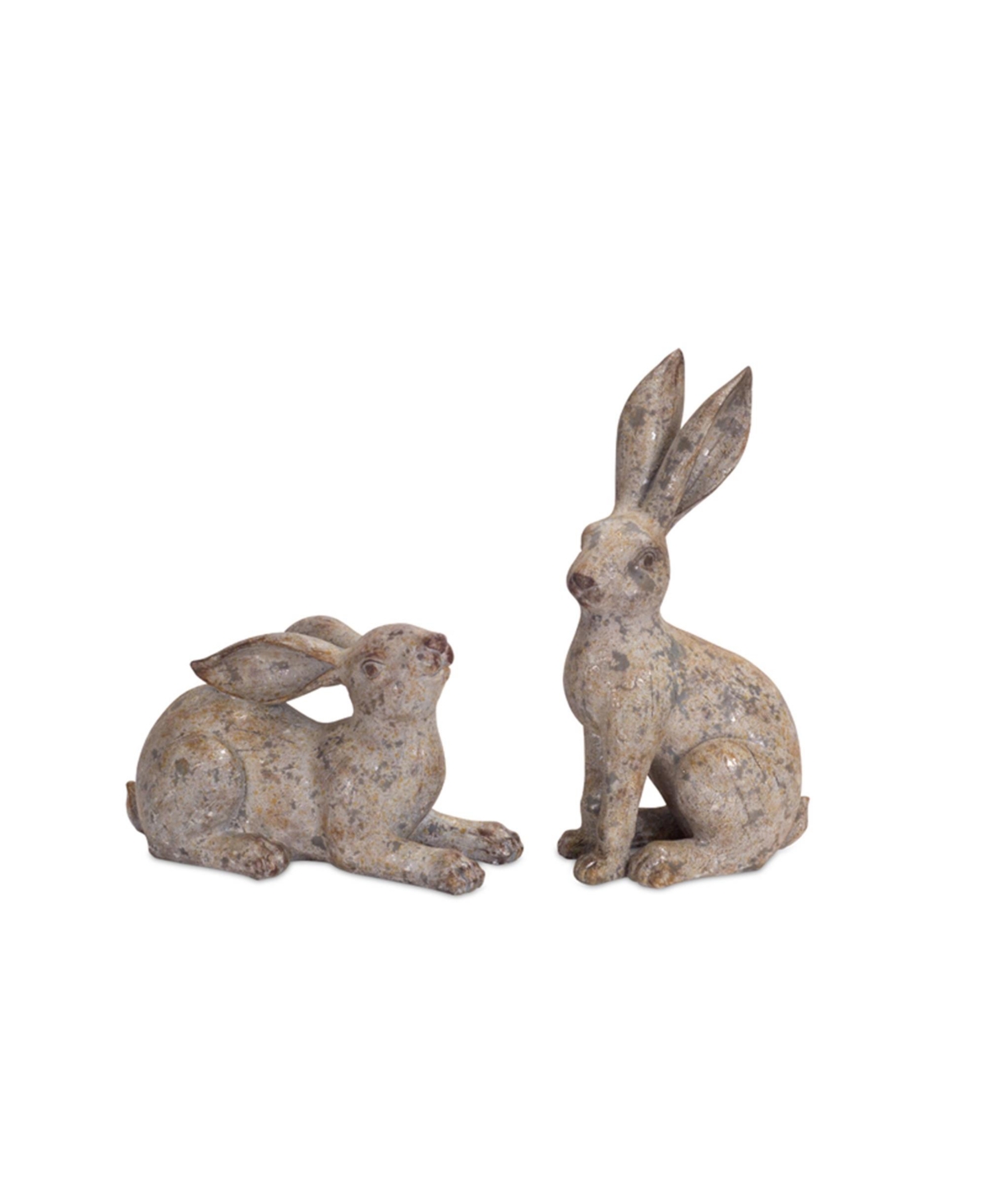 Click here for Slickblue Weathered Stone Garden Rabbit Figurine (... prices
