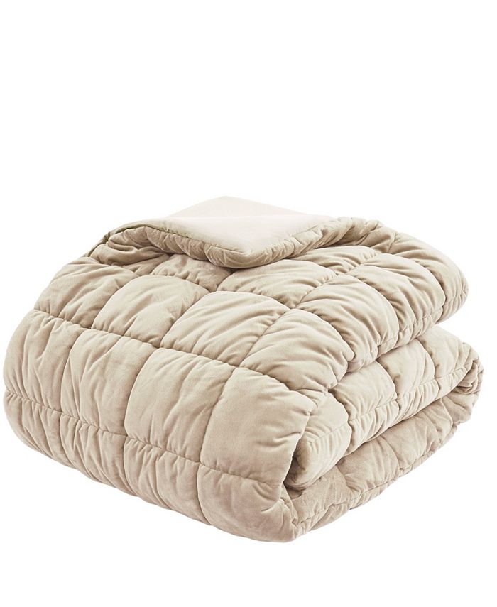 Intelligent Design Velvet Dream Puff 2-Pc. Comforter Set, Twin - Macy's