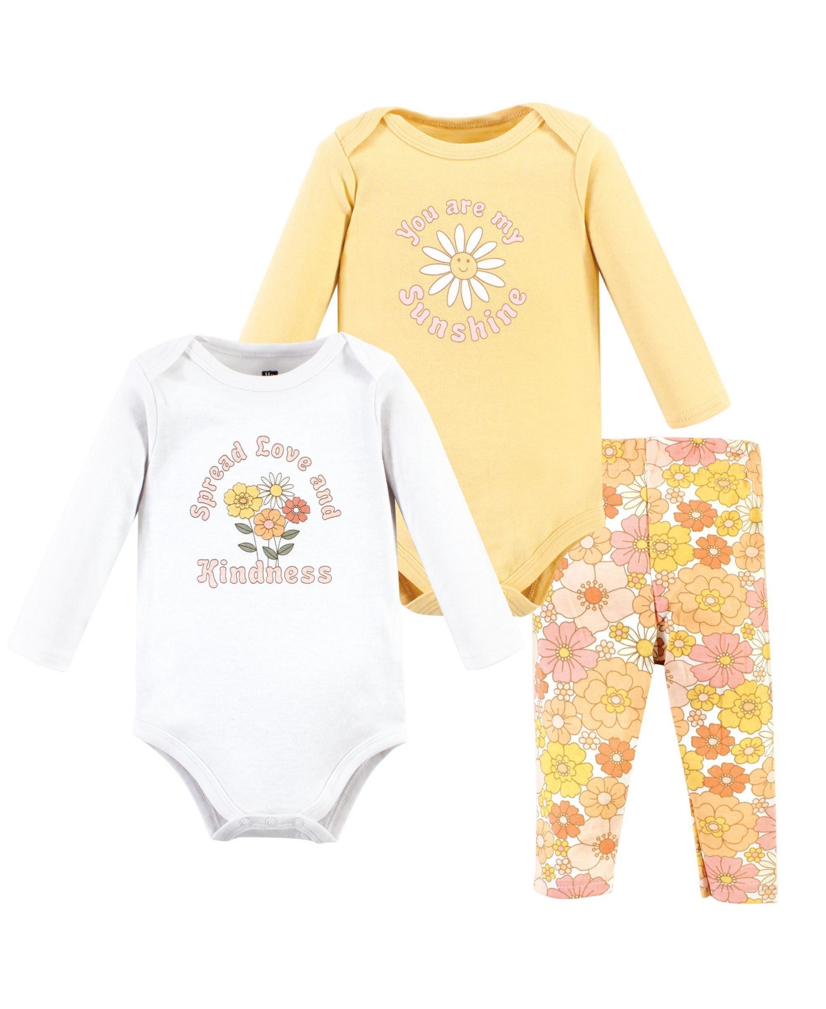 Click here for Hudson Baby Baby Girls Hudson Cotton Bodysuit and... prices