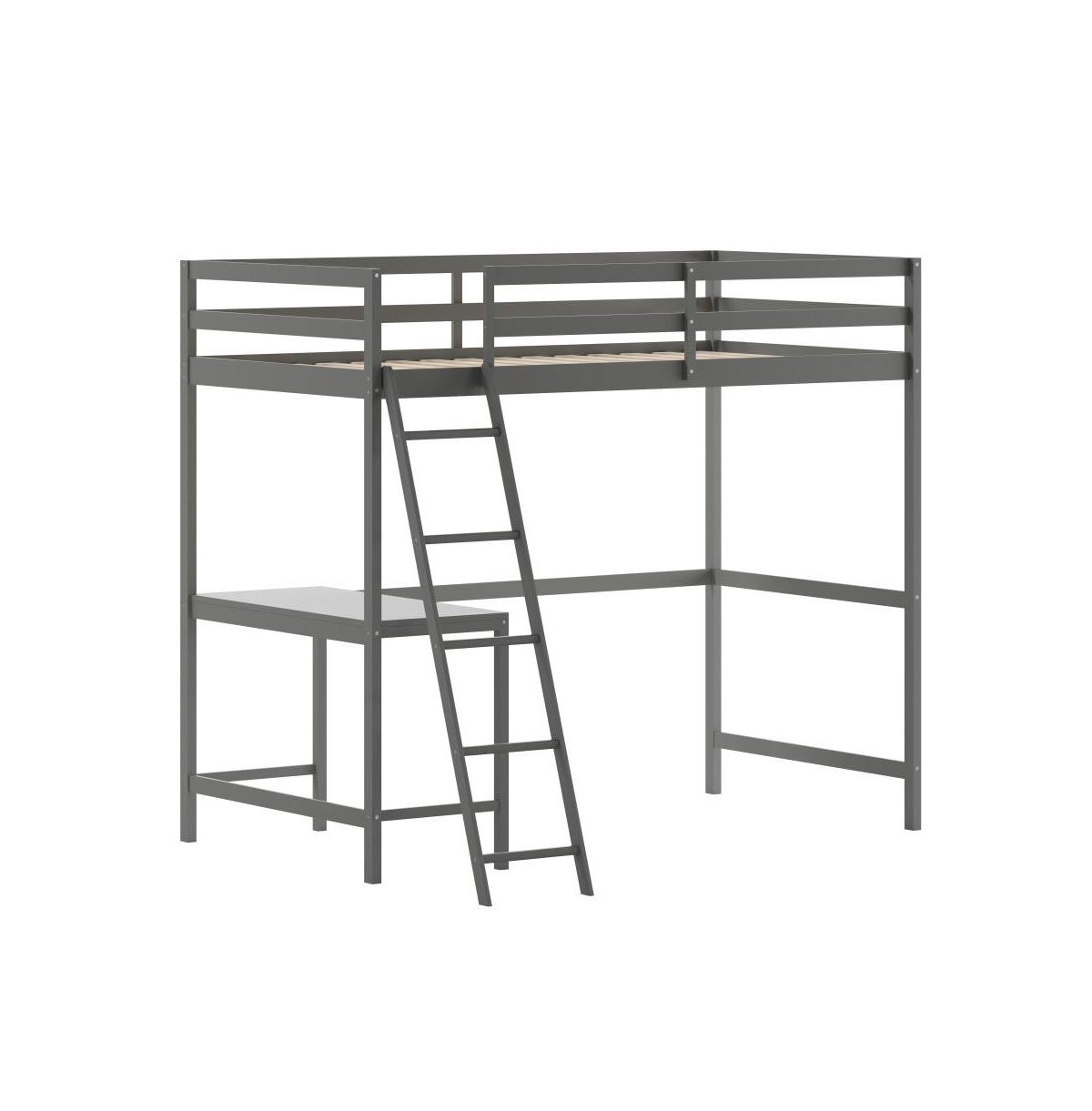 Click here for Emma+Oliver Ridley Twin Wood Loft Bed Frame With P... prices