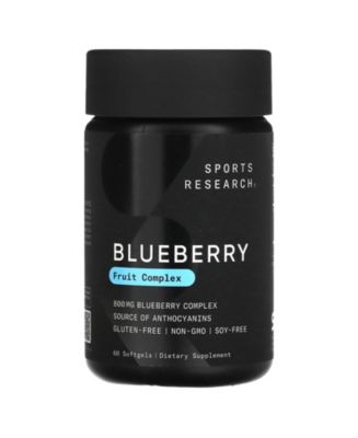 Sports Research Blueberry Concentrate, 800 mg, Dietary Supplements, 60 ...