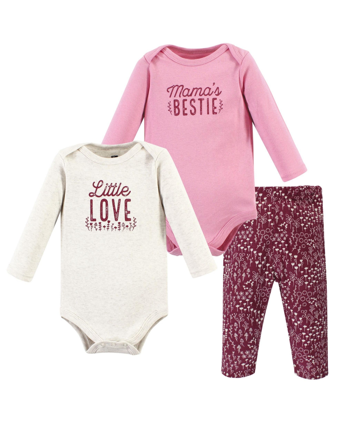 Click here for Hudson Baby Baby Girls Hudson Cotton Bodysuit and... prices