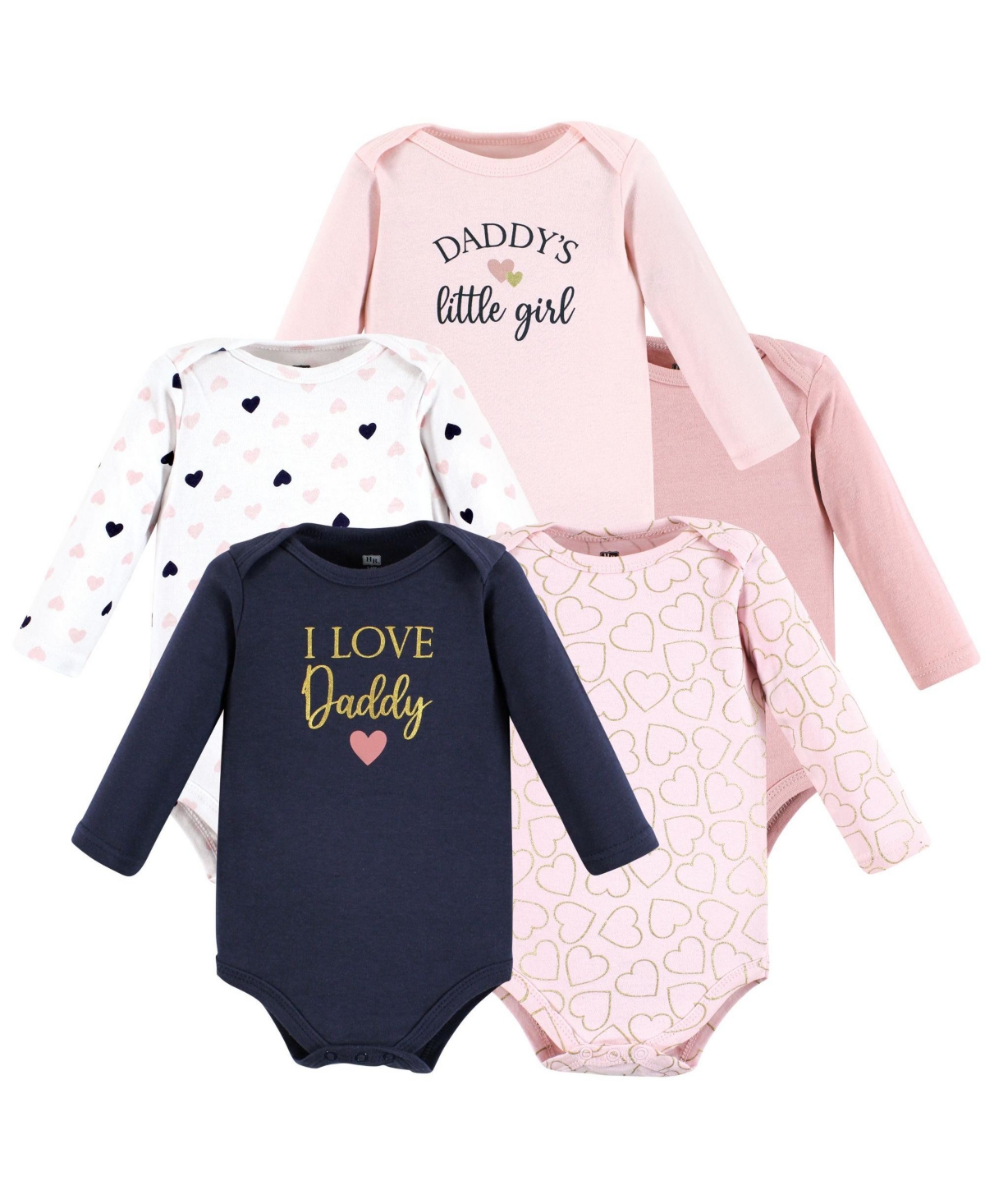 Click here for Hudson Baby Baby Girls Hudson Cotton Long-Sleeve B... prices