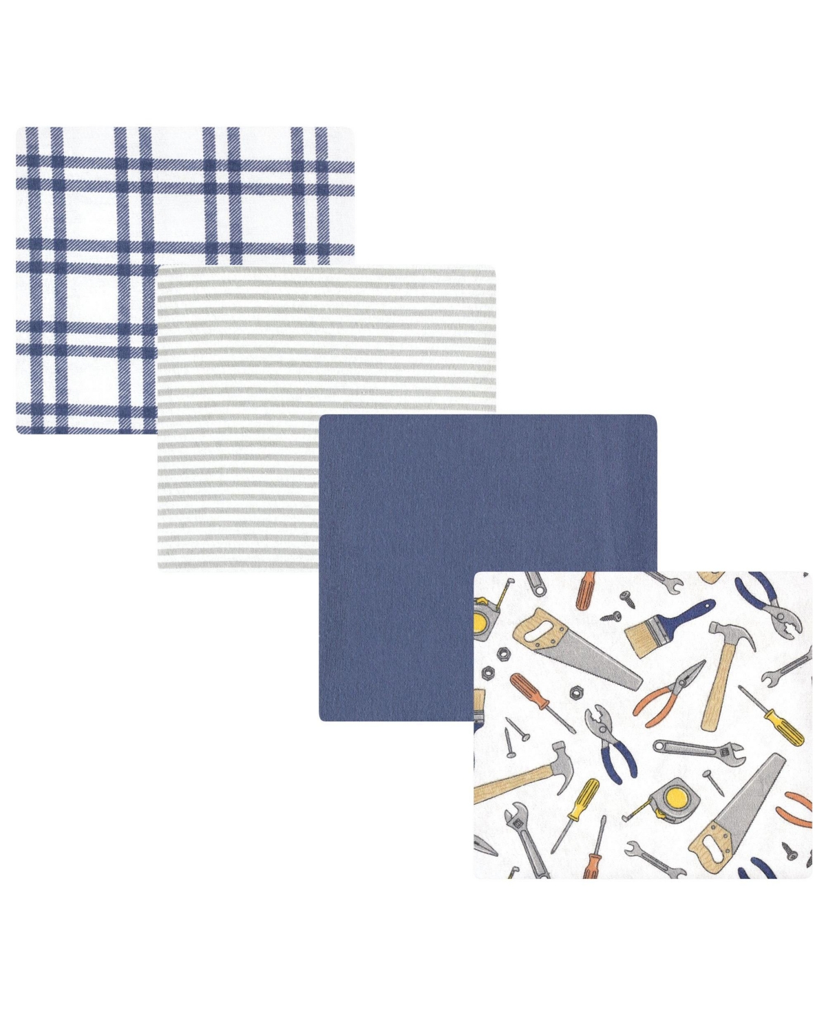 Click here for Hudson Baby Infant Boy Cotton Flannel Receiving Bl... prices