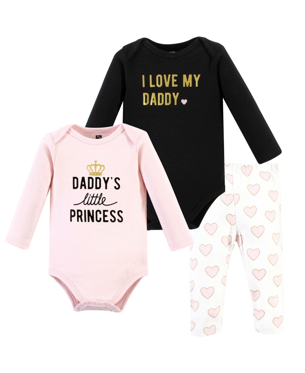 Click here for Hudson Baby Baby Girls Hudson Cotton Bodysuit and... prices