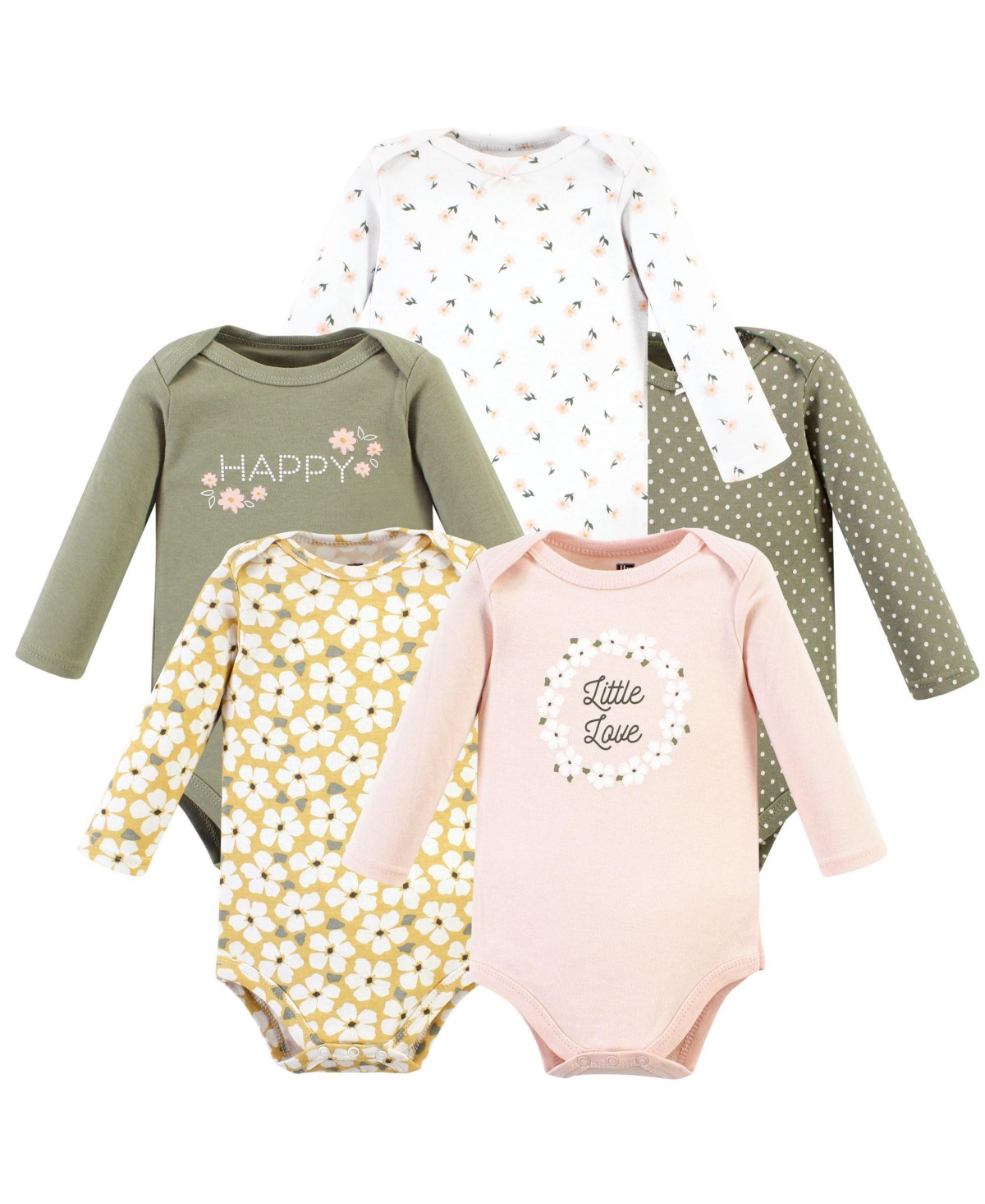 Click here for Hudson Baby Baby Girls Hudson Cotton Long-Sleeve B... prices