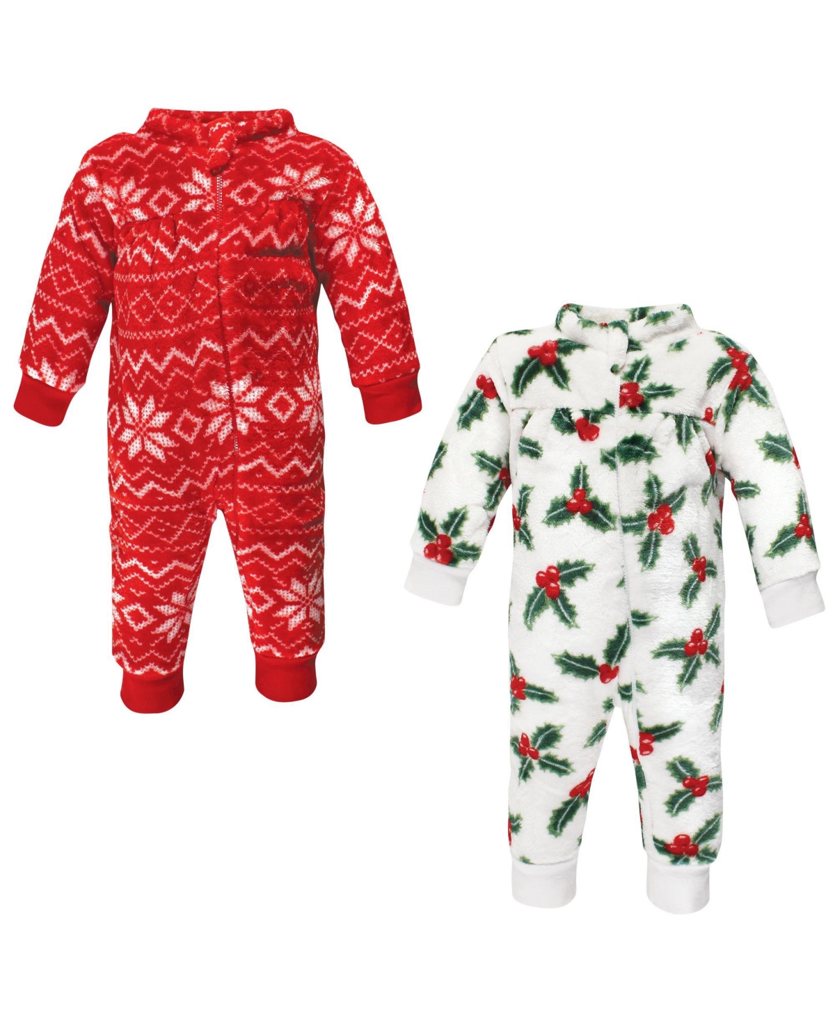 Click here for Hudson Baby Baby Girls Hudson Plush Jumpsuits - Ho... prices