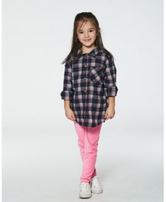 Girls' Button-Up Shirts and Tops - Macy's