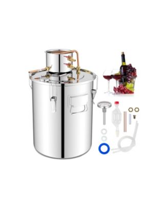 Slickblue 40 L Water Alcohol Distiller with 2 Stainless Steel Pots-10 ...