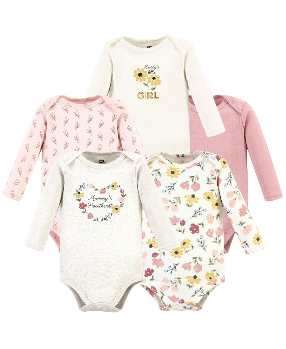 Click here for Hudson Baby Baby Girls Hudson Cotton Long-Sleeve B... prices