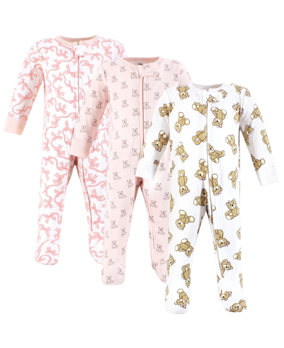 Click here for Hudson Baby Baby Girls Hudson Cotton Preemie Sleep... prices