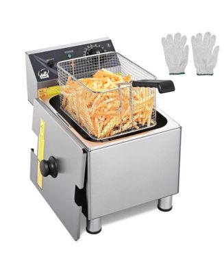 WeChef Electric Deep Fryer Countertop Deep Fryer with Basket 12L ...